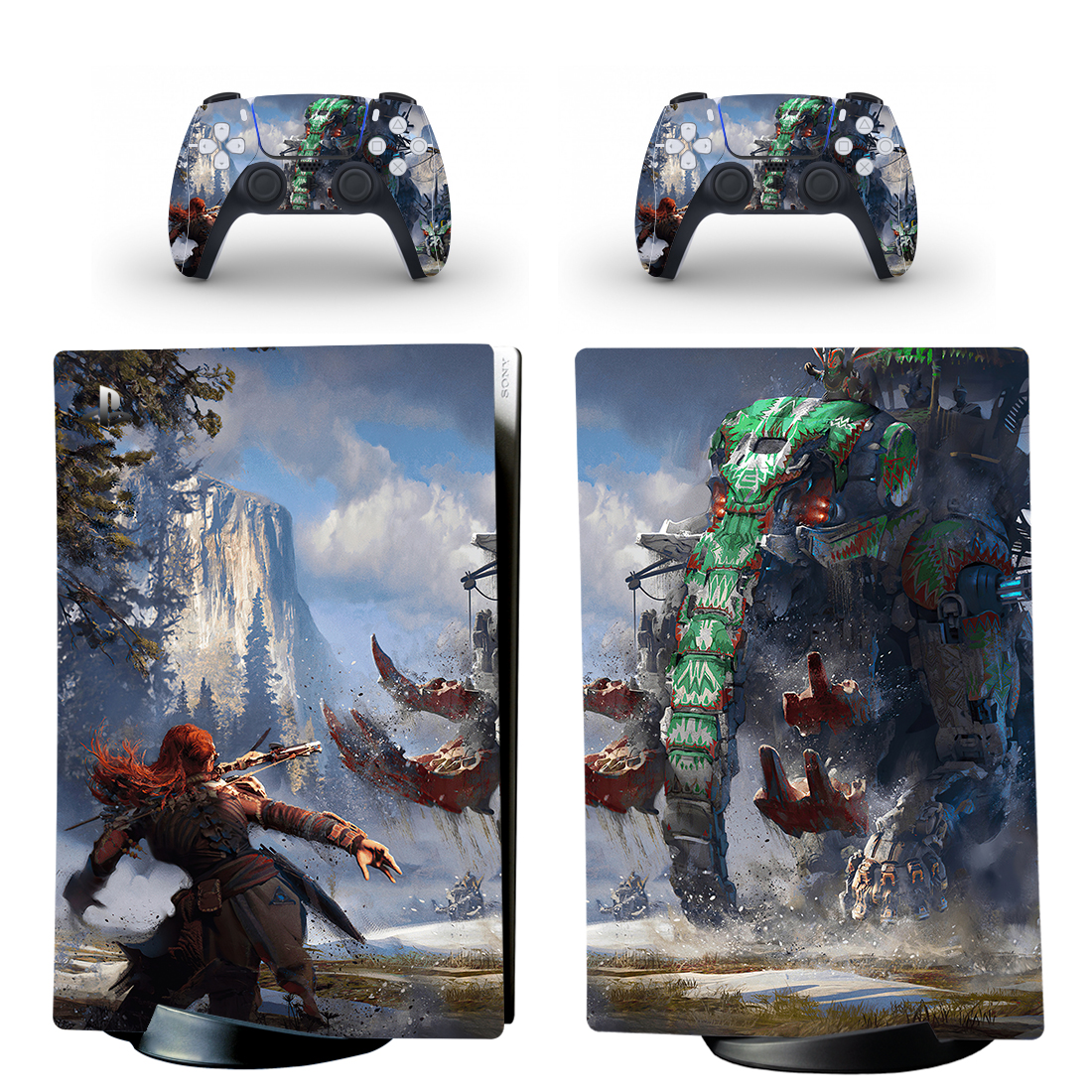Full Body Vinyl Skin Stickers for PS5 Digital Edition Console and ...