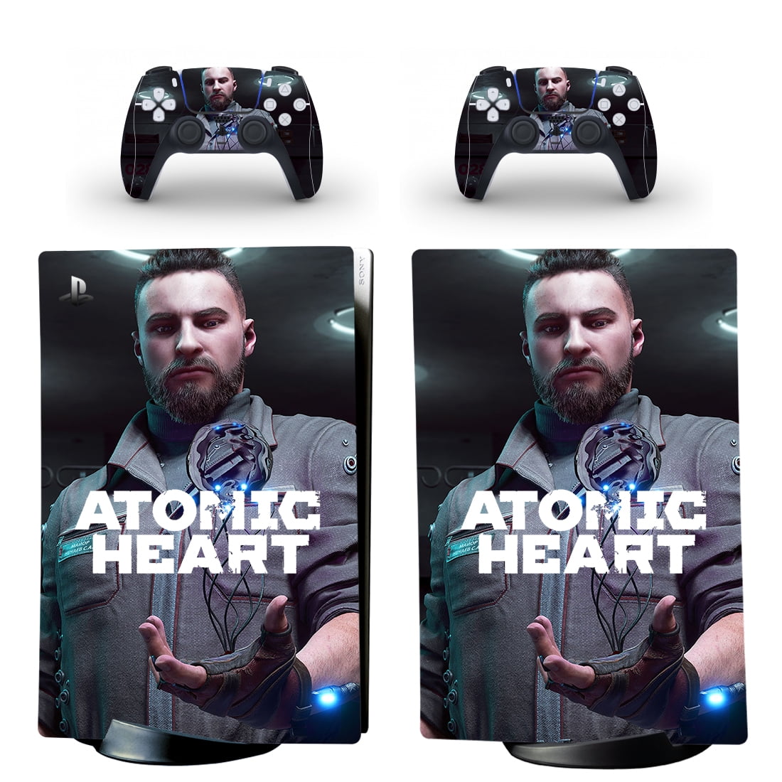 Full Body Vinyl Skin Stickers for PS5 Digital Edition Console and ...