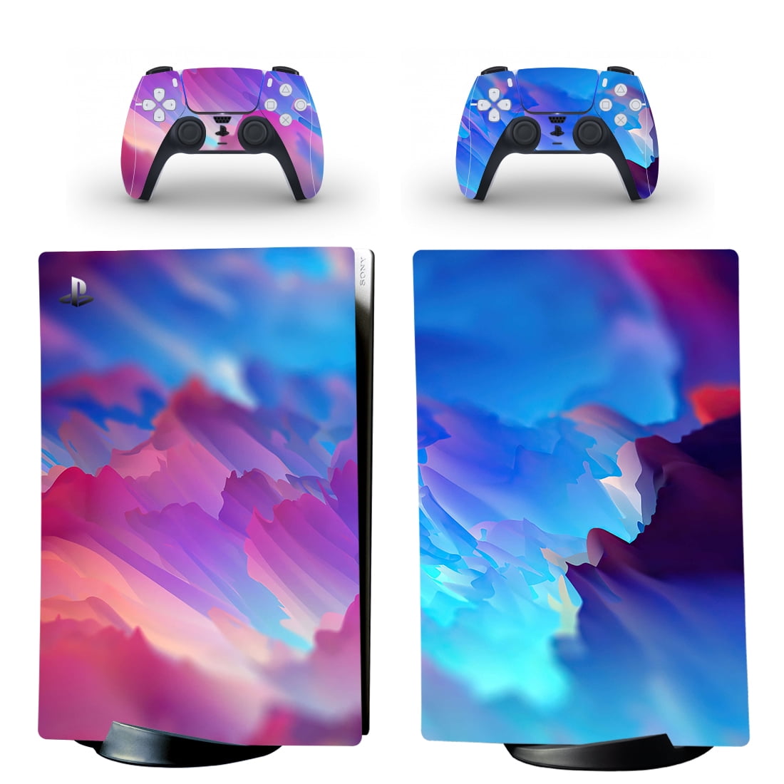 Full Body Vinyl Skin Stickers for PS5 Digital Edition Console and ...