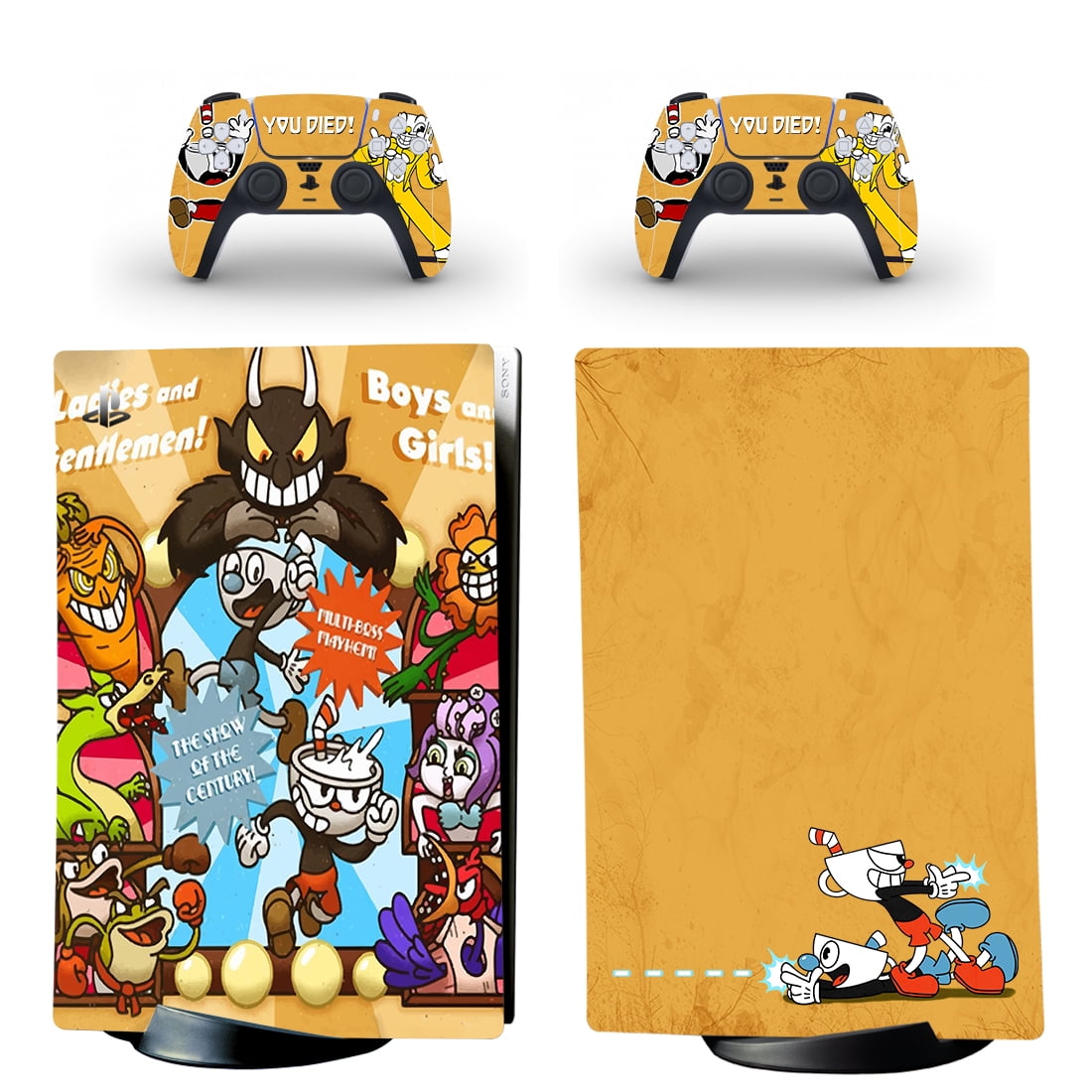 Full Body Vinyl Skin Stickers for PS5 Digital Edition Console and ...