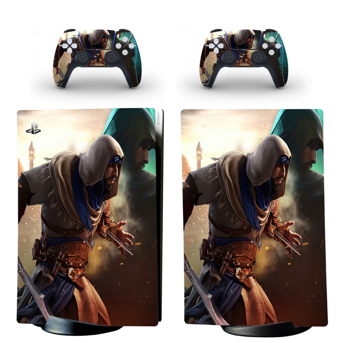 Full Body Vinyl Skin Stickers for PS5 Digital Edition Console and ...