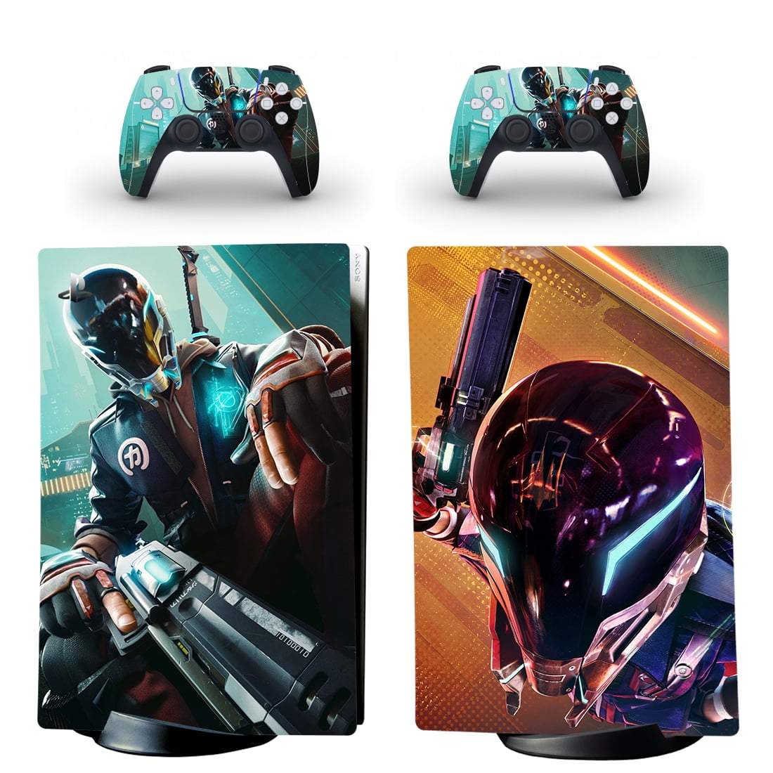 Full Body Vinyl Skin Stickers for PS5 Digital Edition Console and ...