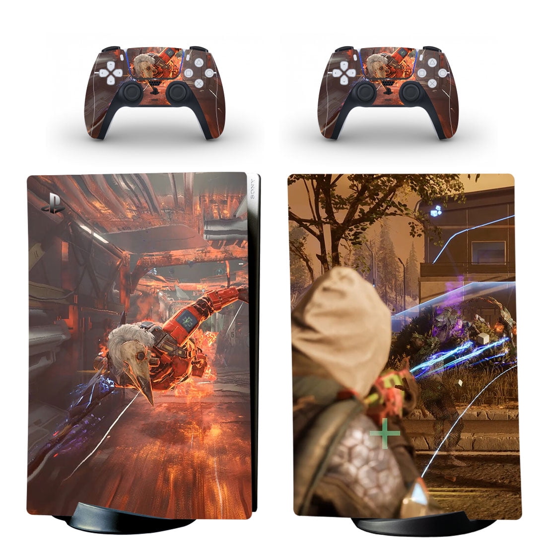 Full Body Vinyl Skin Stickers for PS5 Digital Edition Console and ...