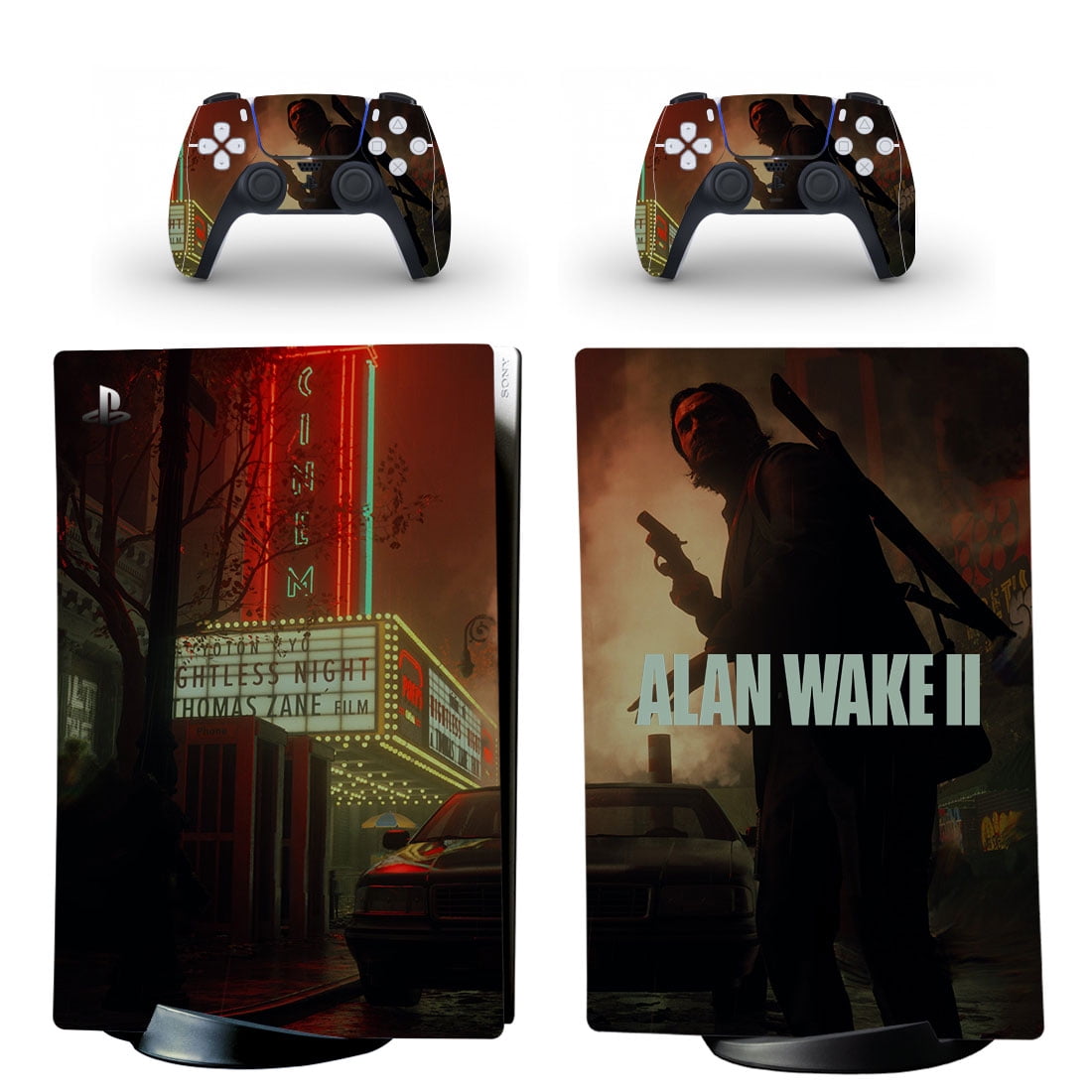 Full Body Vinyl Skin Stickers for PS5 Digital Edition Console and ...