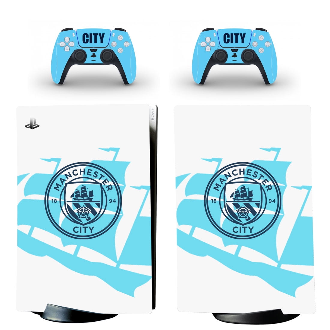 Full Body Vinyl Skin Stickers for PS5 Digital Edition Console and ...