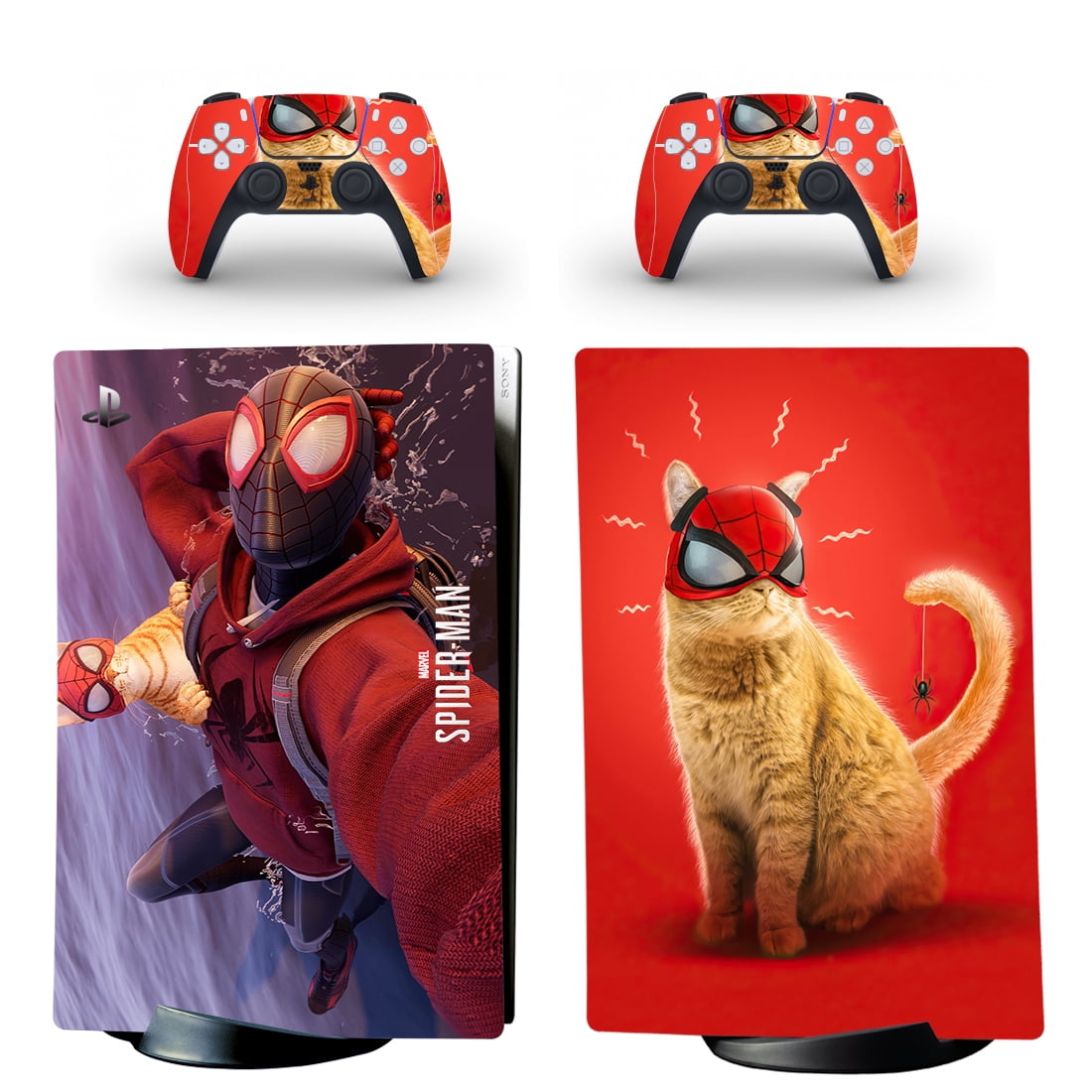 Full Body Vinyl Skin Stickers for PS5 Digital Edition Console and ...