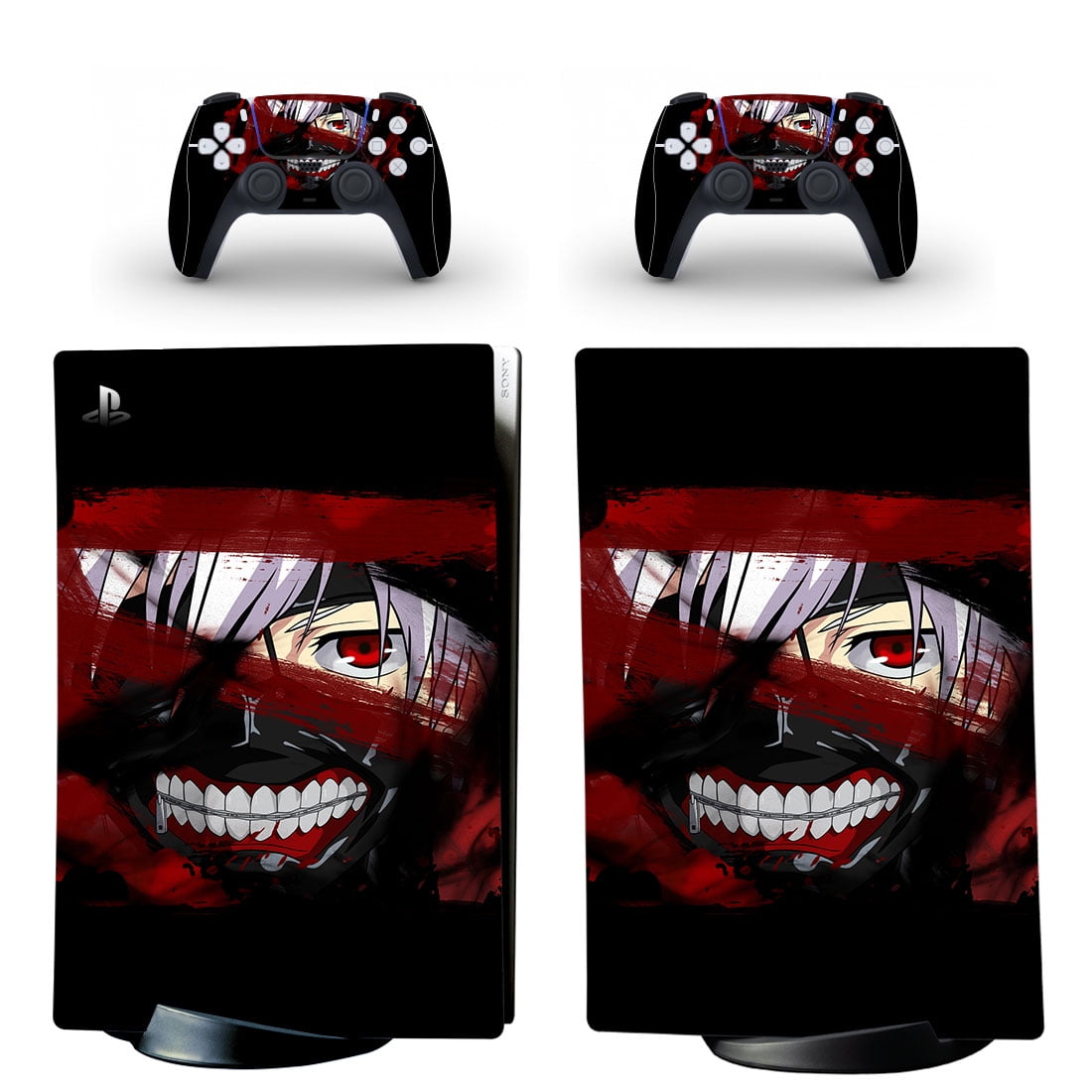 Full Body Vinyl Skin Stickers for PS5 Digital Edition Console and ...