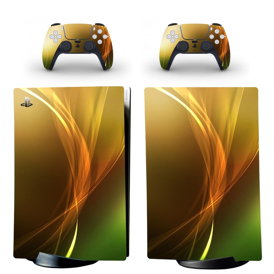 Full Body Vinyl Skin Stickers for PS5 Digital Edition Console and ...