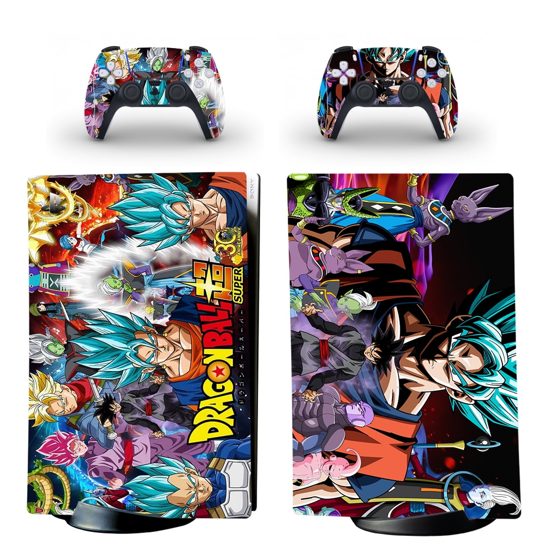 Full Body Vinyl Skin Stickers for PS5 Digital Edition Console and ...
