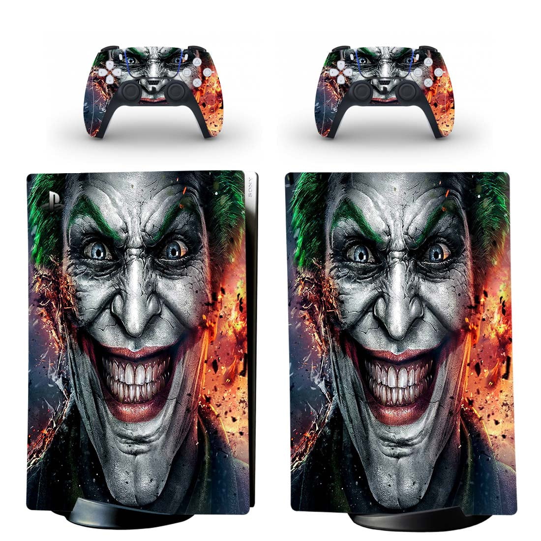 Full Body Vinyl Skin Stickers for PS5 Digital Edition Console and ...