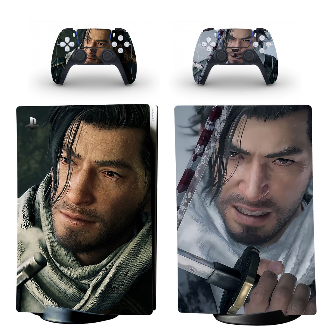 Full Body Vinyl Skin Stickers for PS5 Digital Edition Console and ...