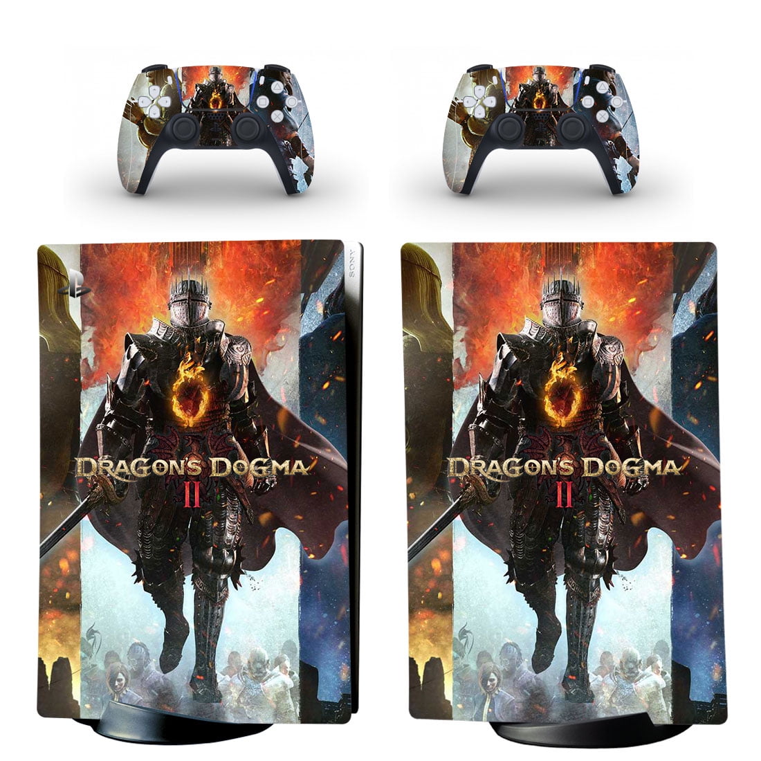 Full Body Vinyl Skin Stickers for PS5 Digital Edition Console and ...