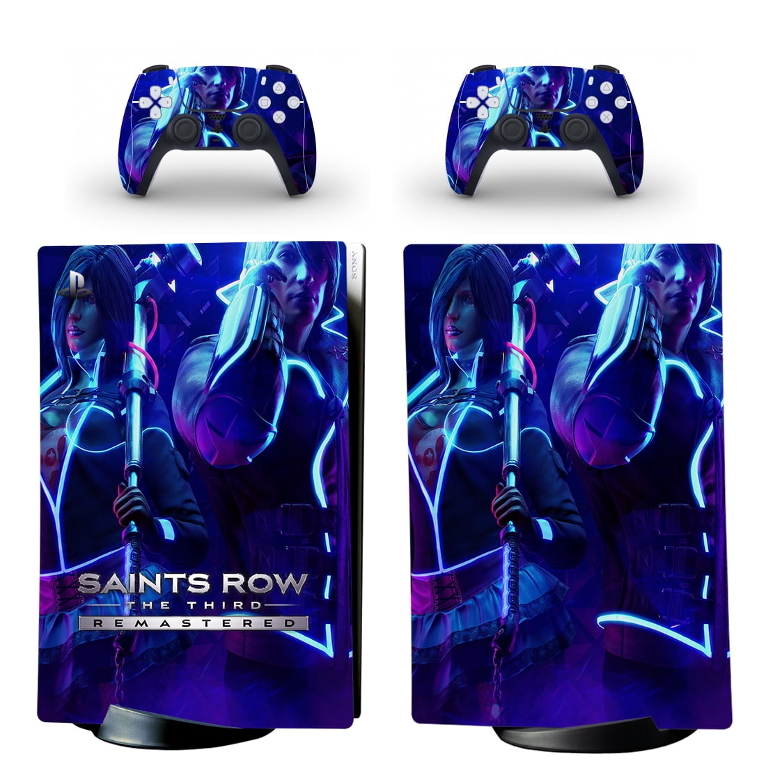 Full Body Vinyl Skin Stickers for PS5 Digital Edition Console and ...