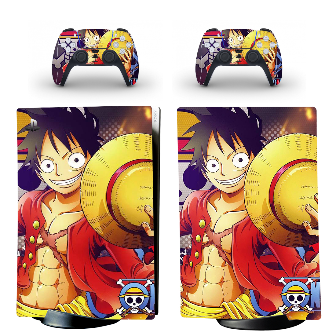 Full Body Vinyl Skin Stickers for PS5 Digital Edition Console and Controllers - Walmart.com