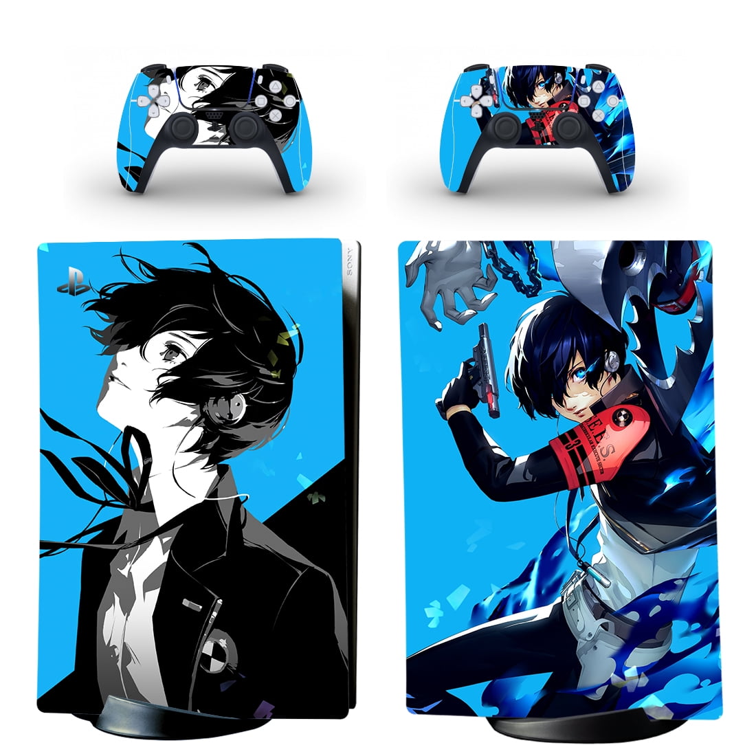 Full Body Vinyl Skin Stickers for PS5 Digital Edition Console and ...