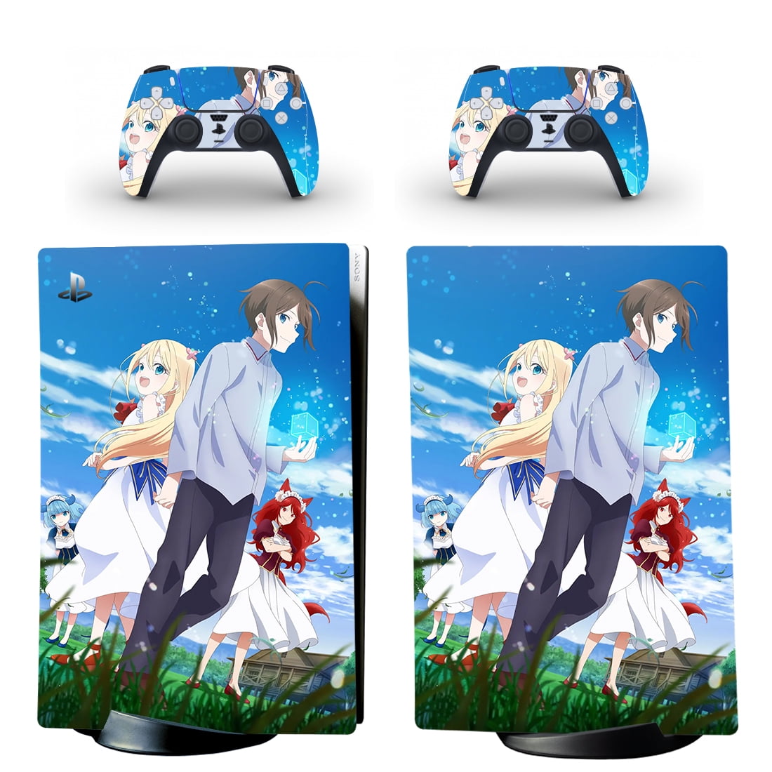 Full Body Vinyl Skin Stickers for PS5 Digital Edition Console and ...