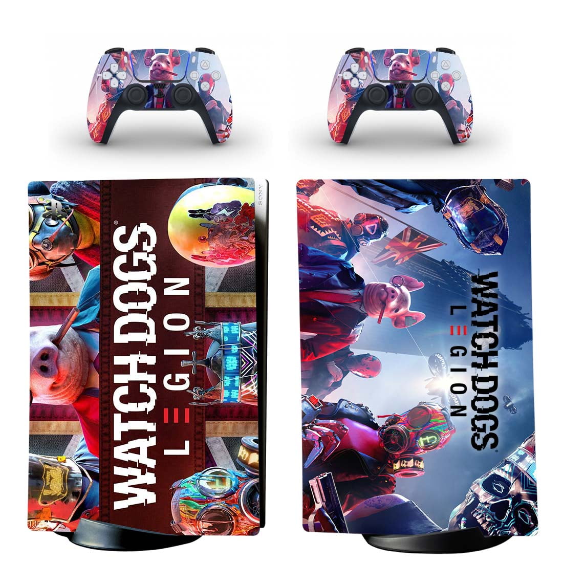 Full Body Vinyl Skin Stickers for PS5 Digital Edition Console and ...