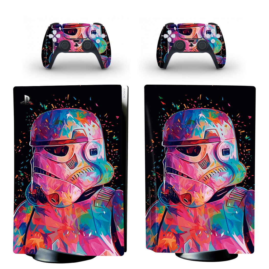 Full Body Vinyl Skin Stickers for PS5 Disc Edition Console and ...