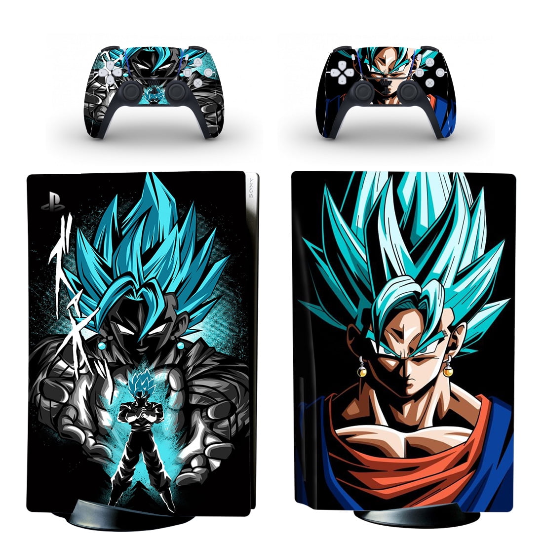 Full Body Vinyl Skin Stickers for PS5 Disc Edition Console and ...