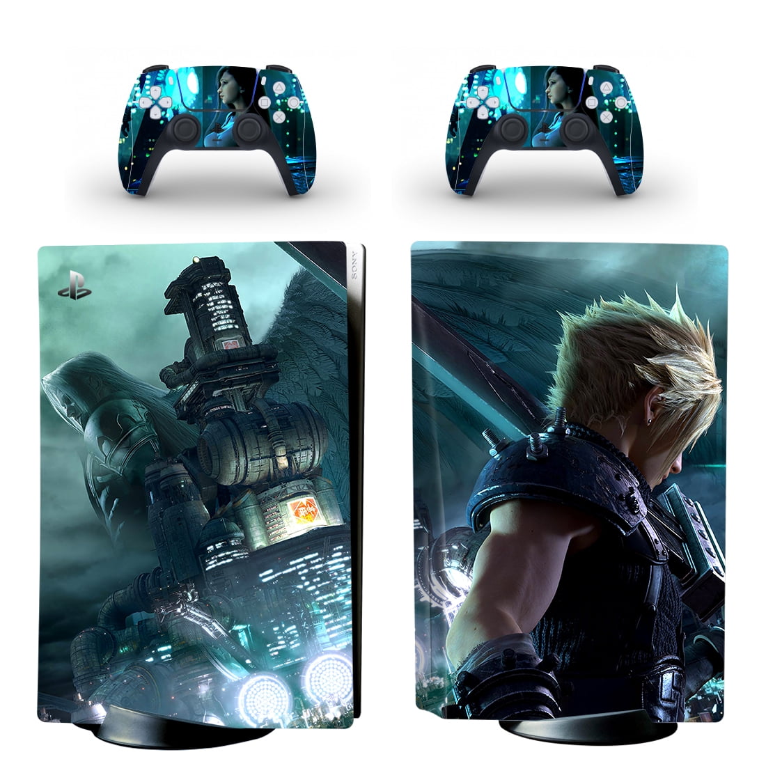 Full Body Vinyl Skin Stickers for PS5 Disc Edition Console and ...