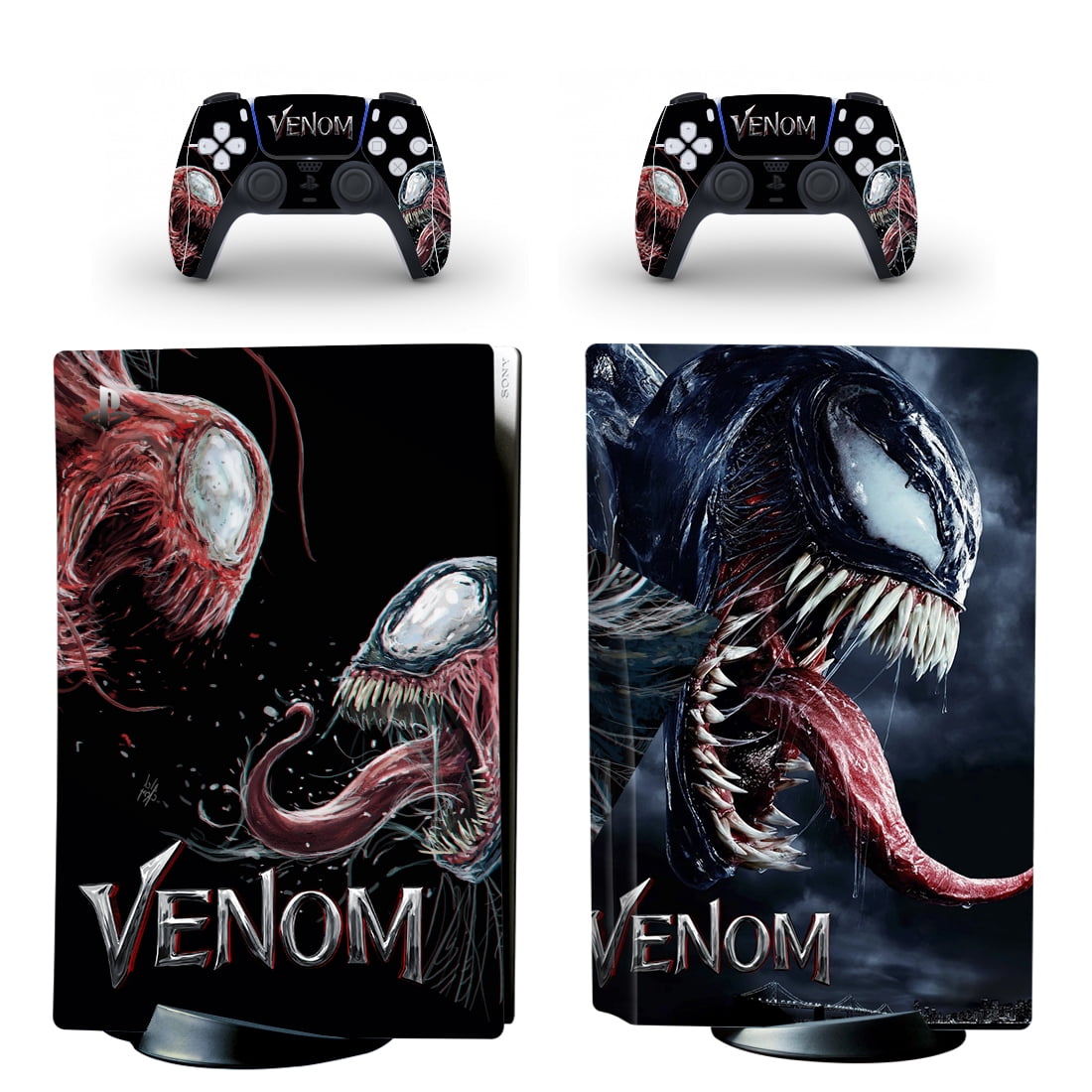 Full Body Vinyl Skin Stickers for PS5 Disc Edition Console and ...