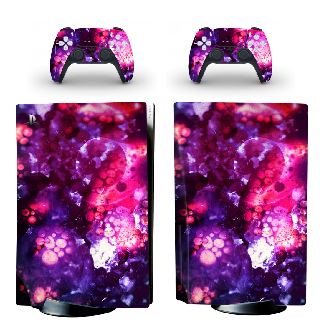 Full Body Vinyl Skin Stickers for PS5 Disc Edition Console and ...