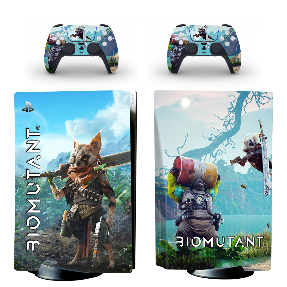 Full Body Vinyl Skin Stickers for PS5 Disc Edition Console and ...