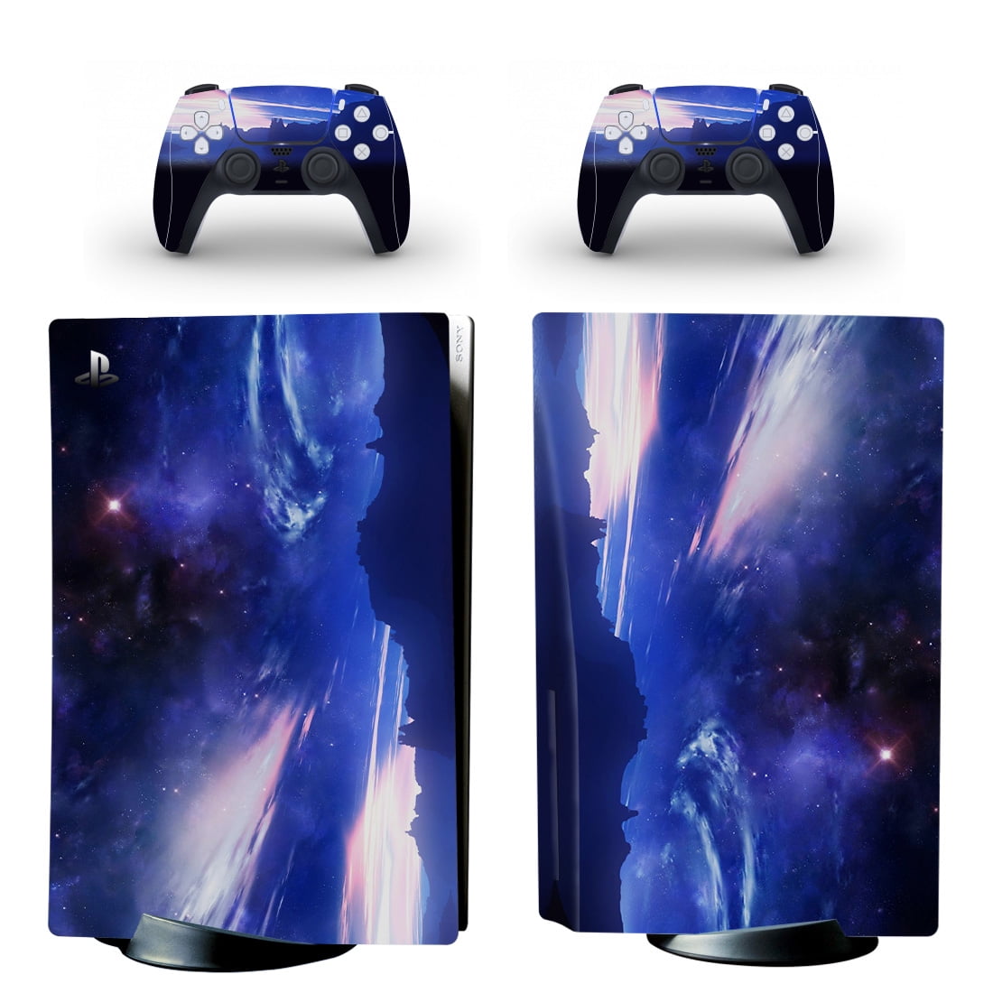 Full Body Vinyl Skin Stickers for PS5 Disc Edition Console and ...