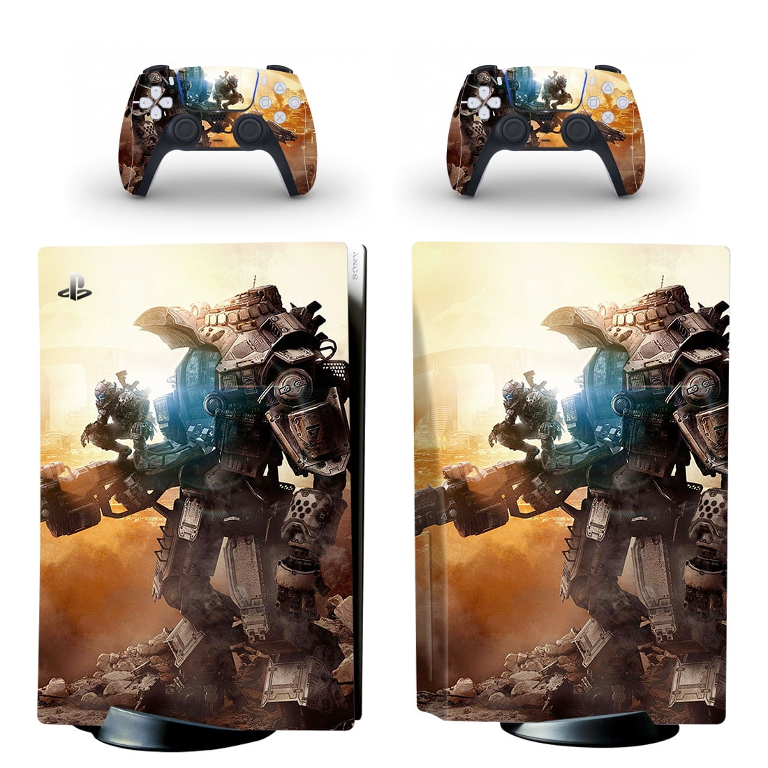 Full Body Vinyl Skin Stickers for PS5 Disc Edition Console and ...