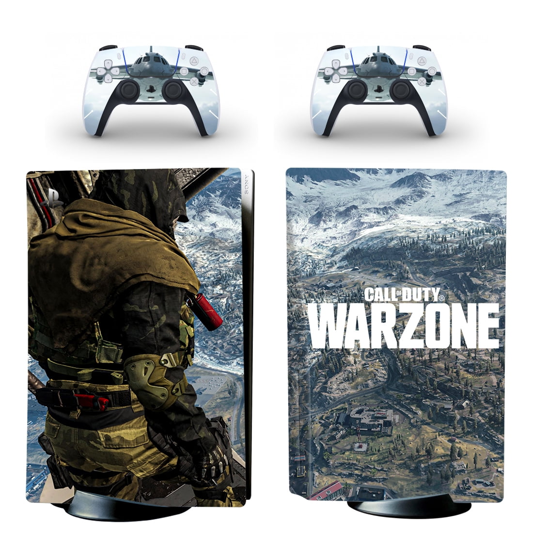 Full Body Vinyl Skin Stickers for PS5 Disc Edition Console and ...