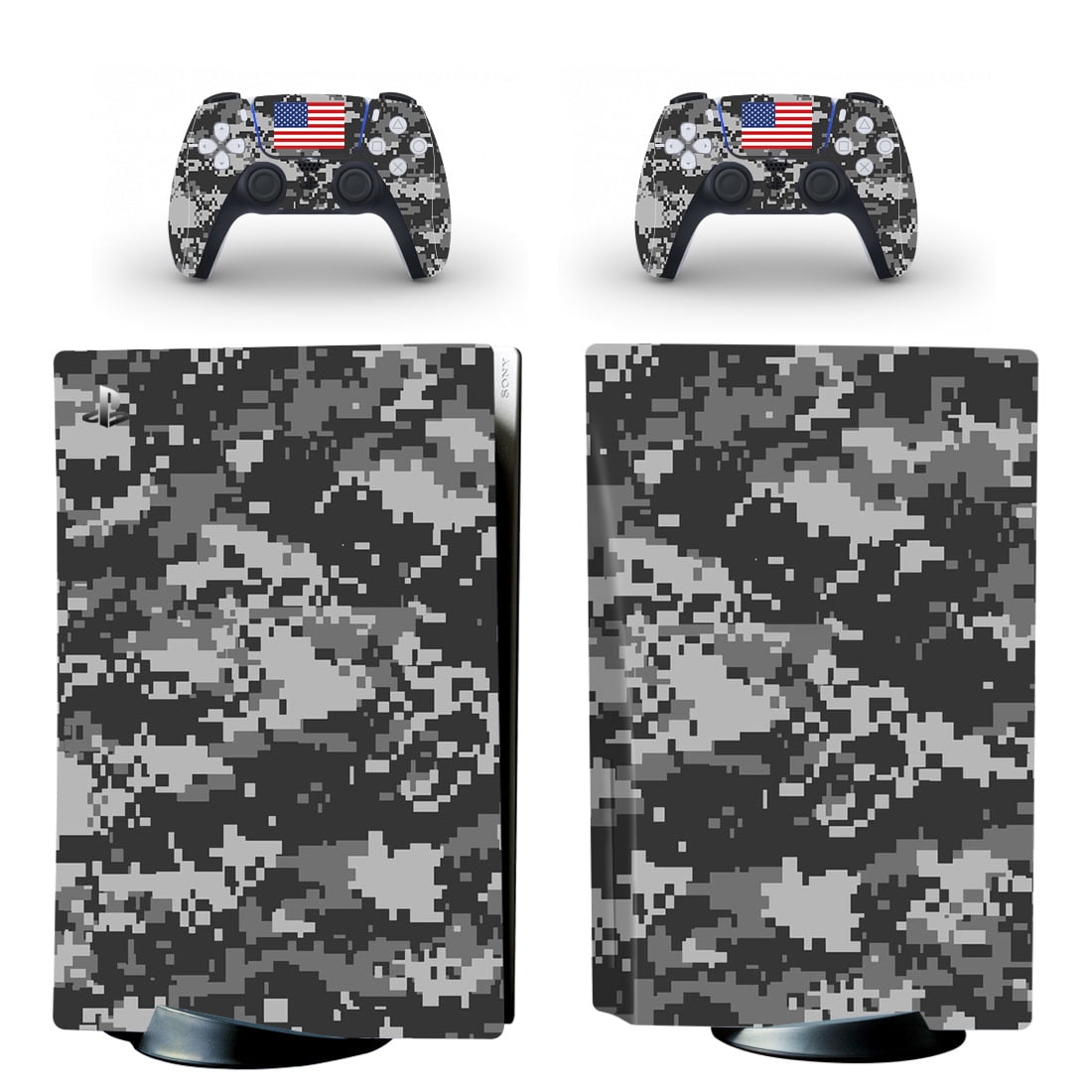 Full Body Vinyl Skin Stickers for PS5 Disc Edition Console and ...