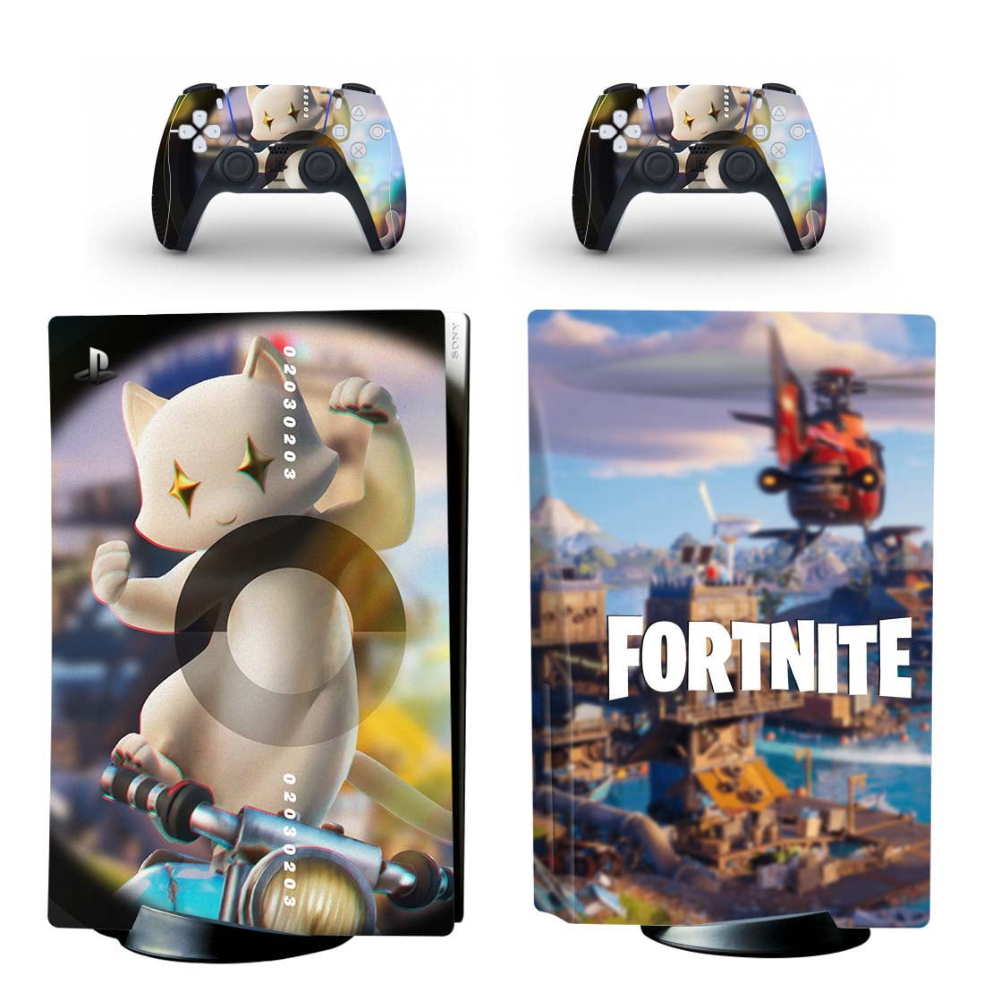 Full Body Vinyl Skin Stickers for PS5 Disc Edition Console and ...