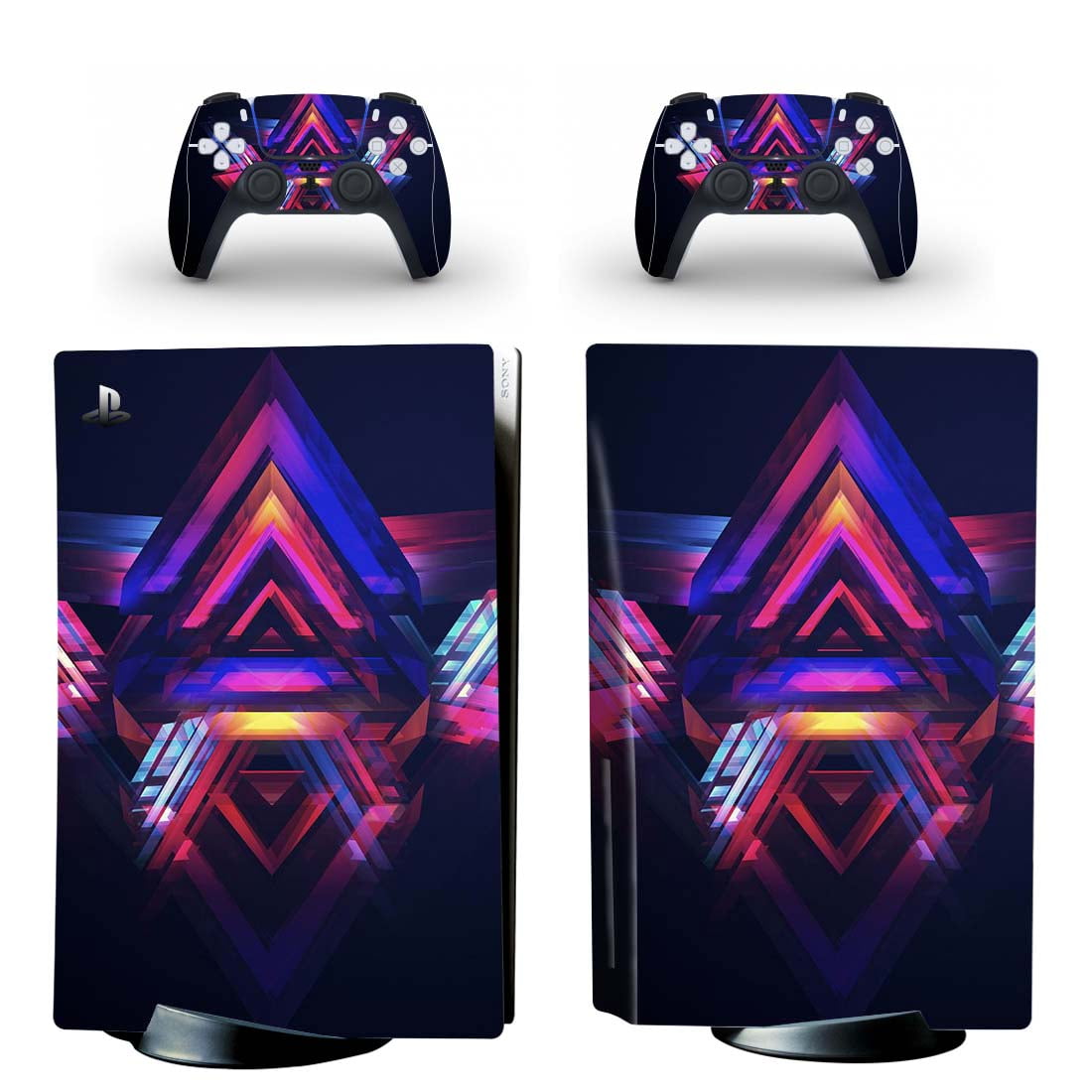 Full Body Vinyl Skin Stickers for PS5 Disc Edition Console and ...