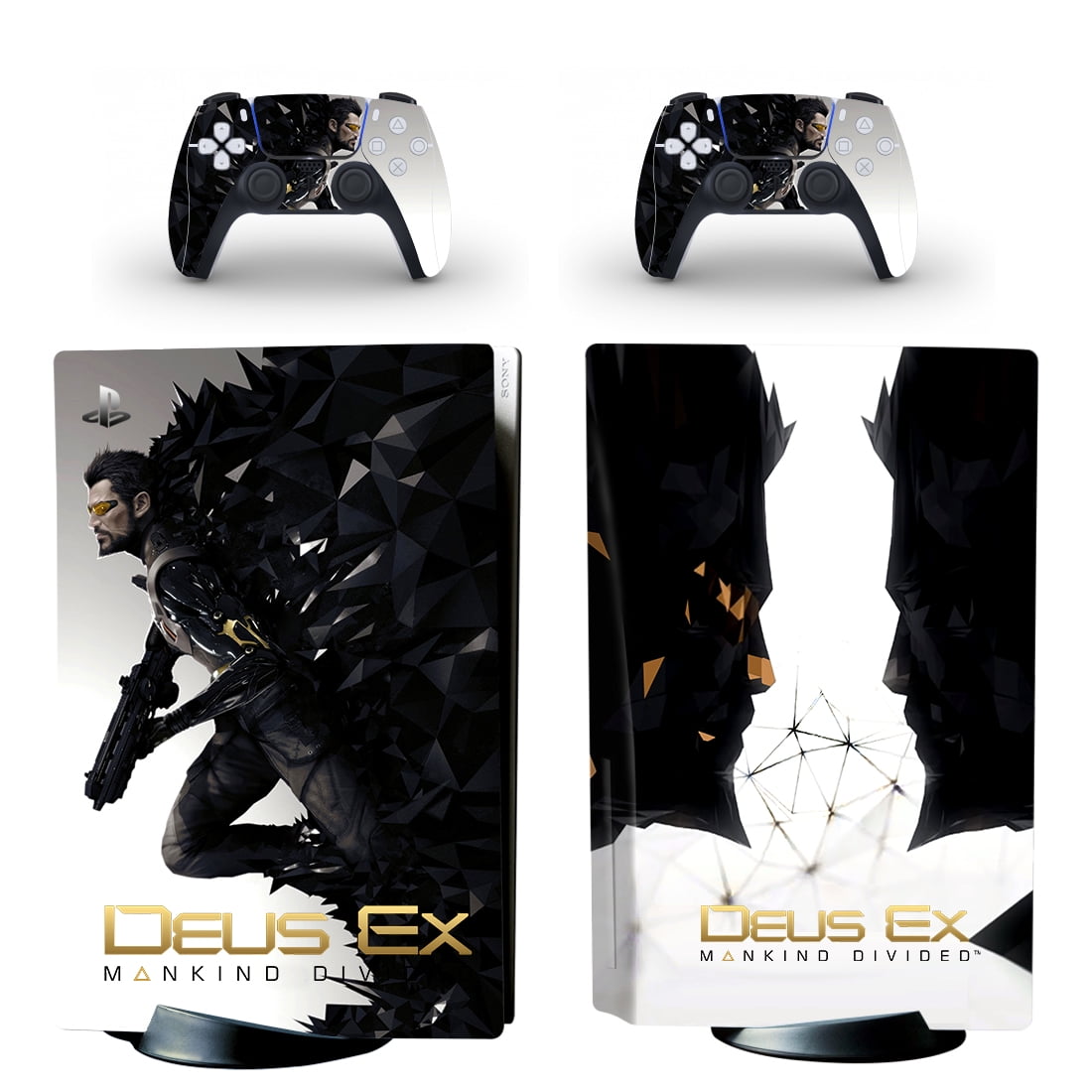 Full Body Vinyl Skin Stickers for PS5 Disc Edition Console and ...