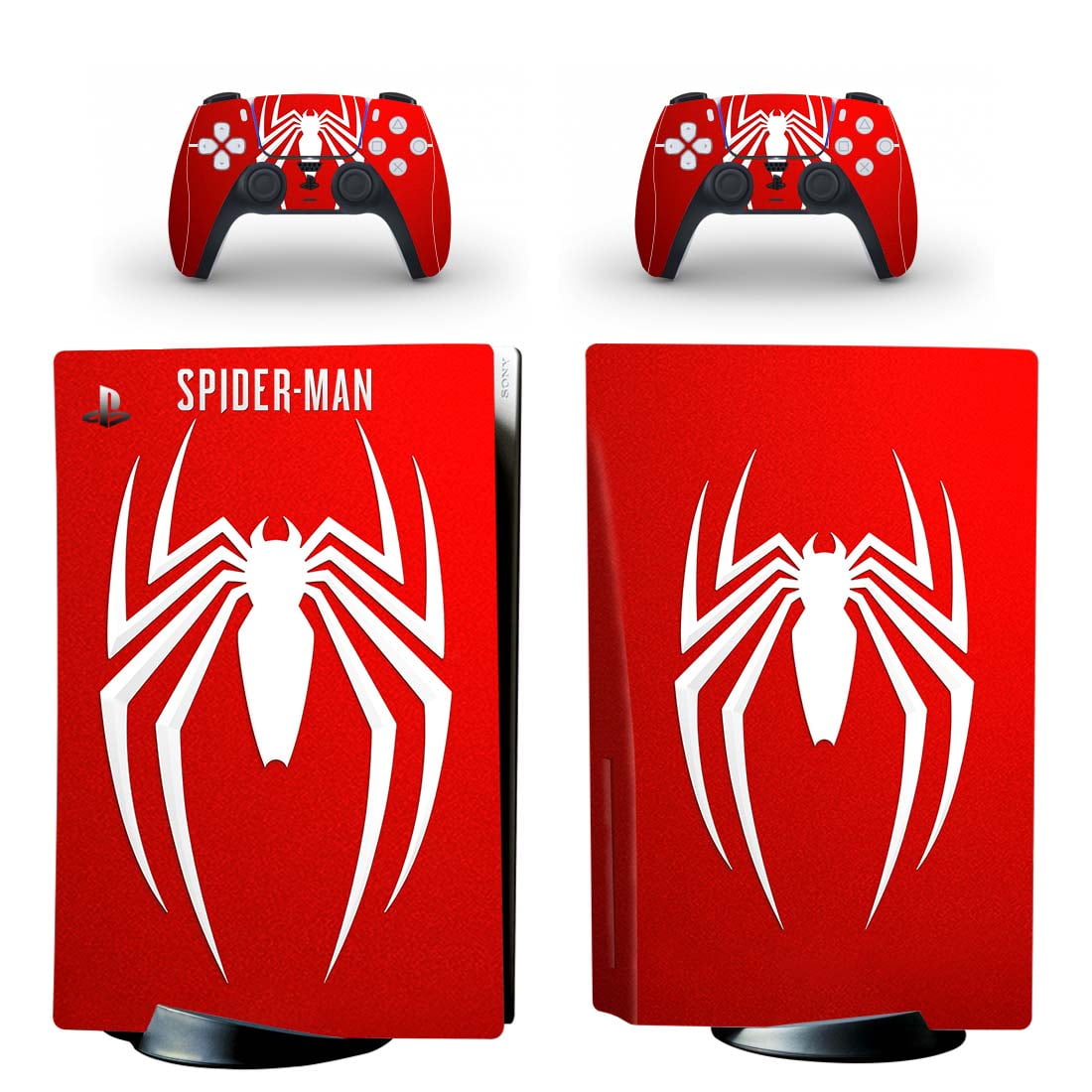 Full Body Vinyl Skin Stickers for PS5 Disc Edition Console and ...