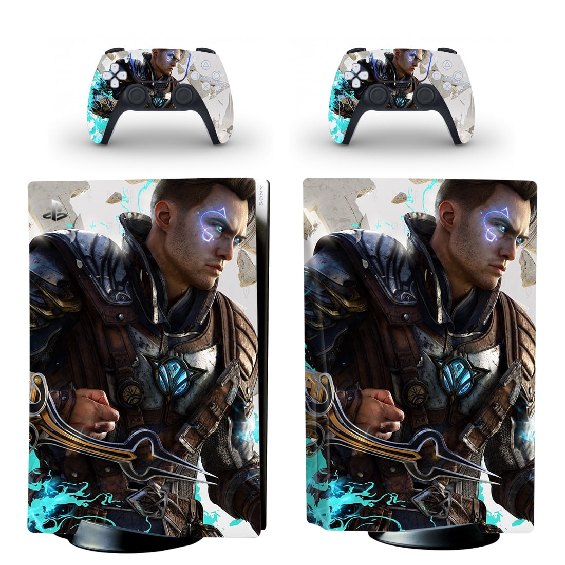 Full Body Vinyl Skin Stickers for PS5 Disc Edition Console and ...