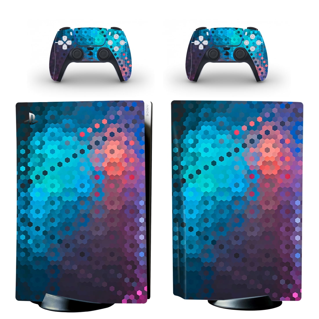 Full Body Vinyl Skin Stickers for PS5 Disc Edition Console and ...