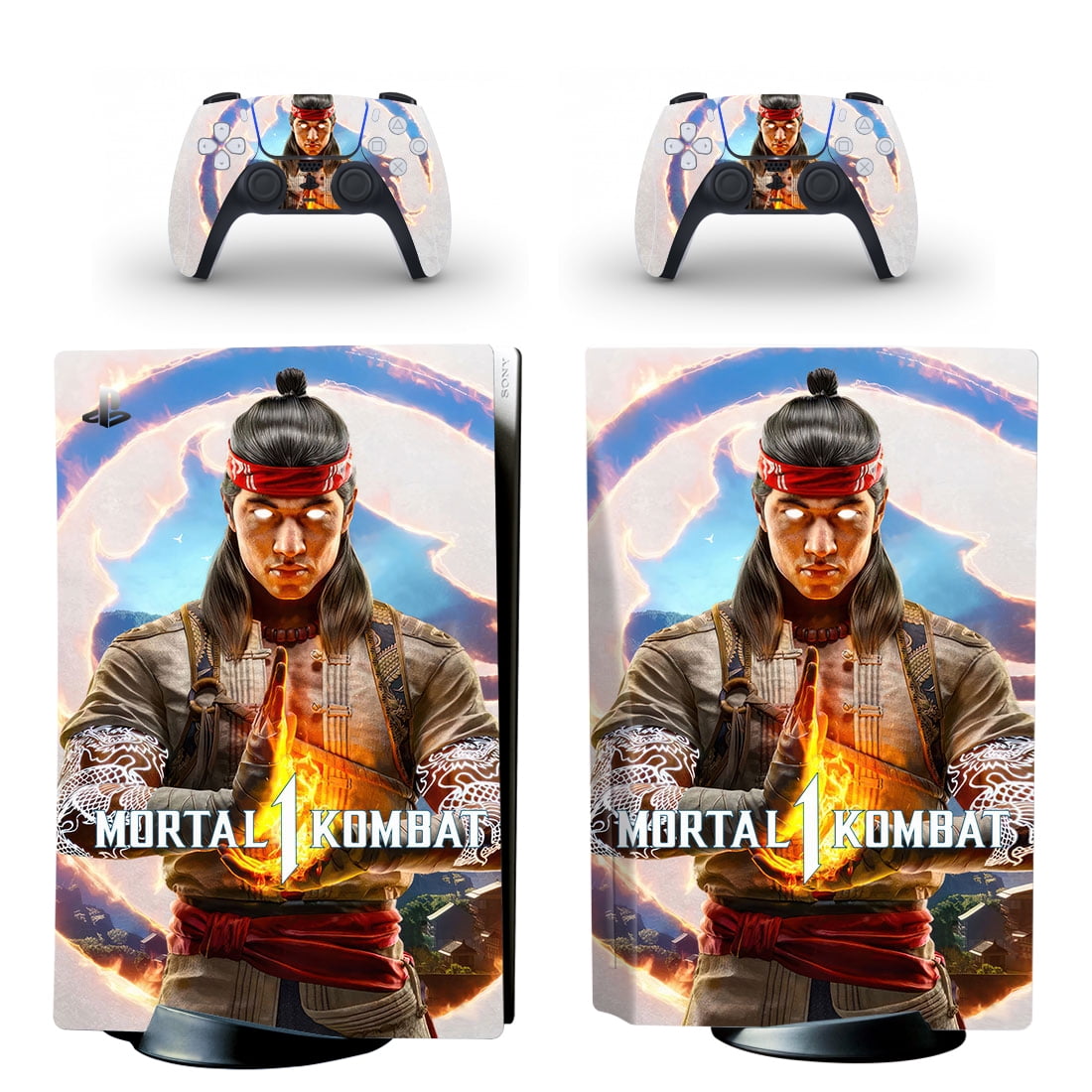 Full Body Vinyl Skin Stickers for PS5 Disc Edition Console and ...