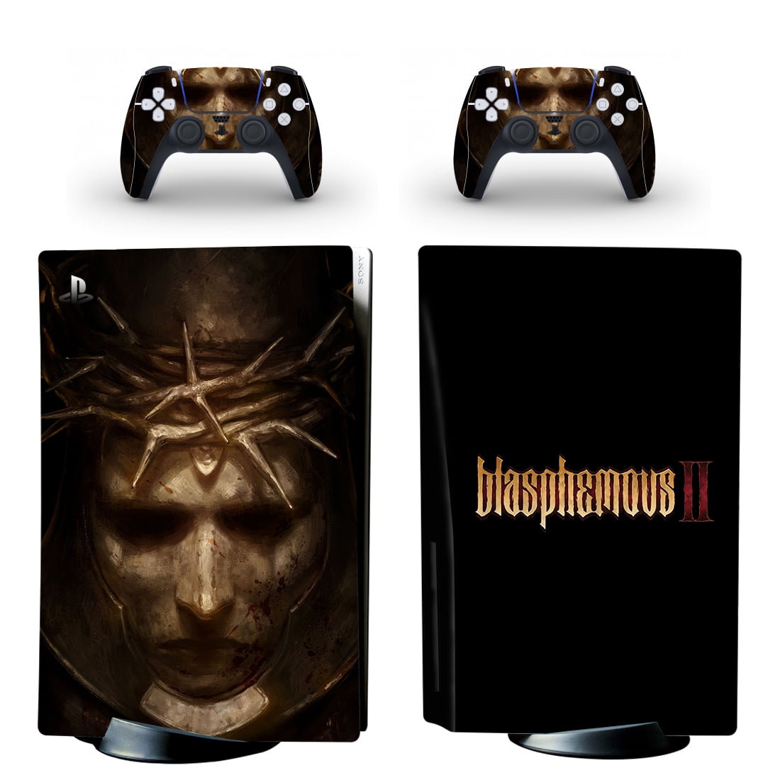 Full Body Vinyl Skin Stickers for PS5 Disc Edition Console and ...