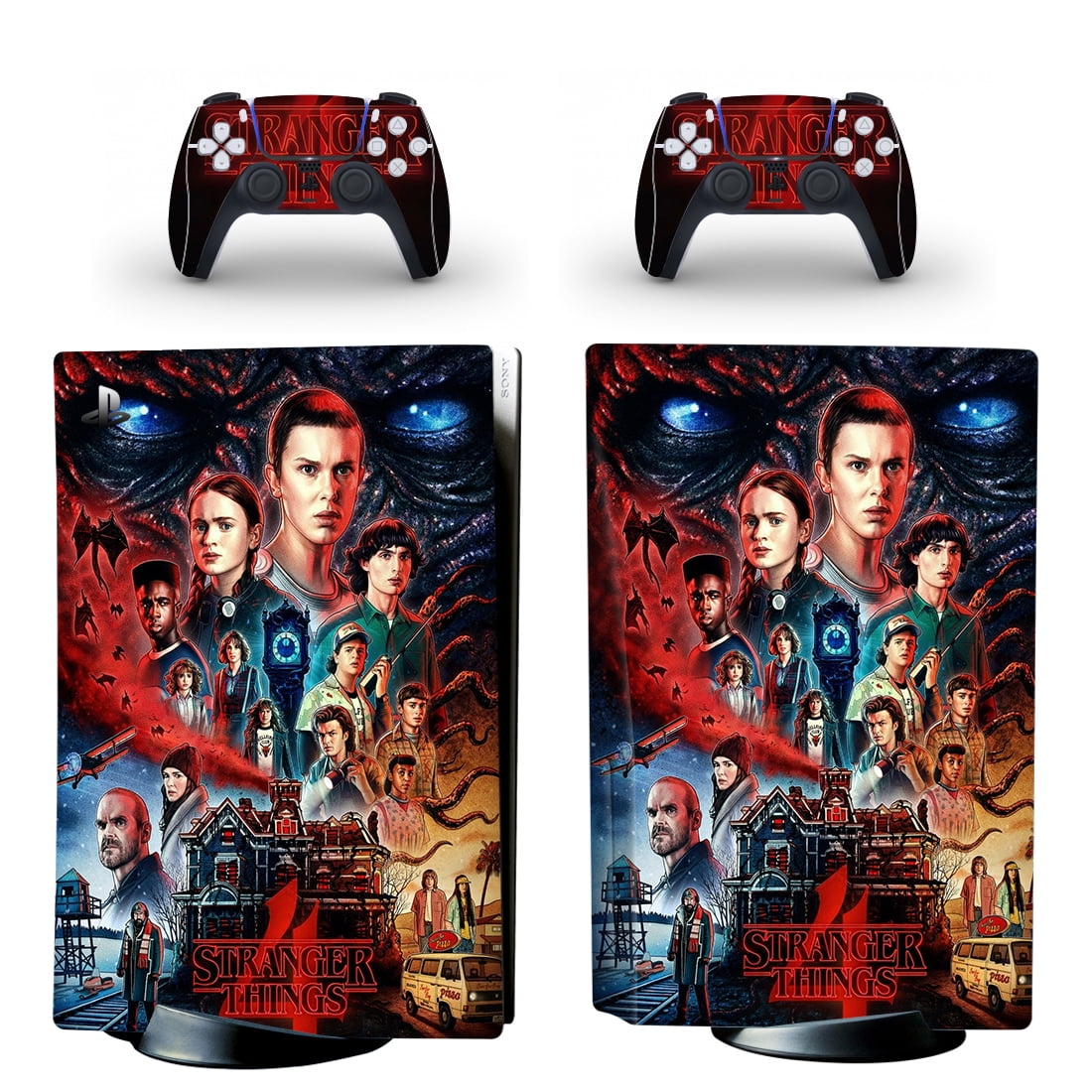 Full Body Vinyl Skin Stickers for PS5 Disc Edition Console and ...