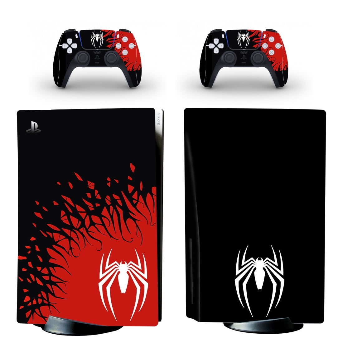 Full Body Vinyl Skin Stickers for PS5 Disc Edition Console and ...