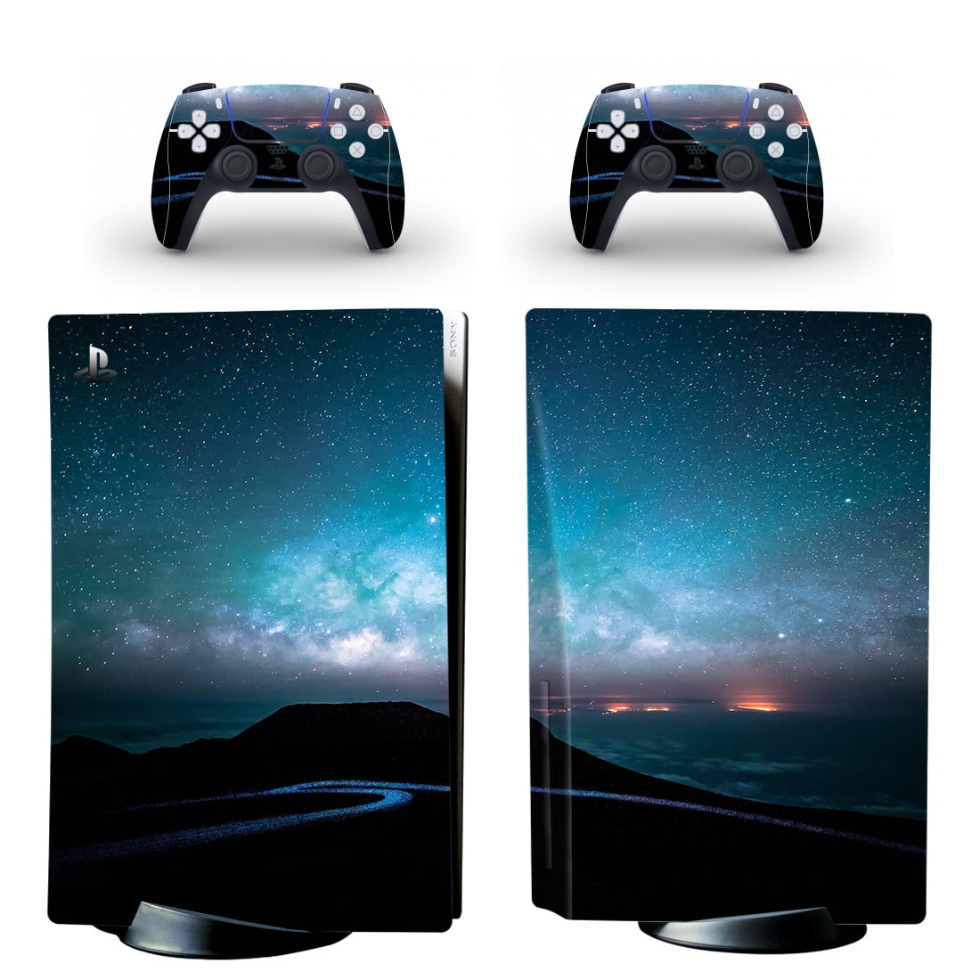 Full Body Vinyl Skin Stickers for PS5 Disc Edition Console and ...