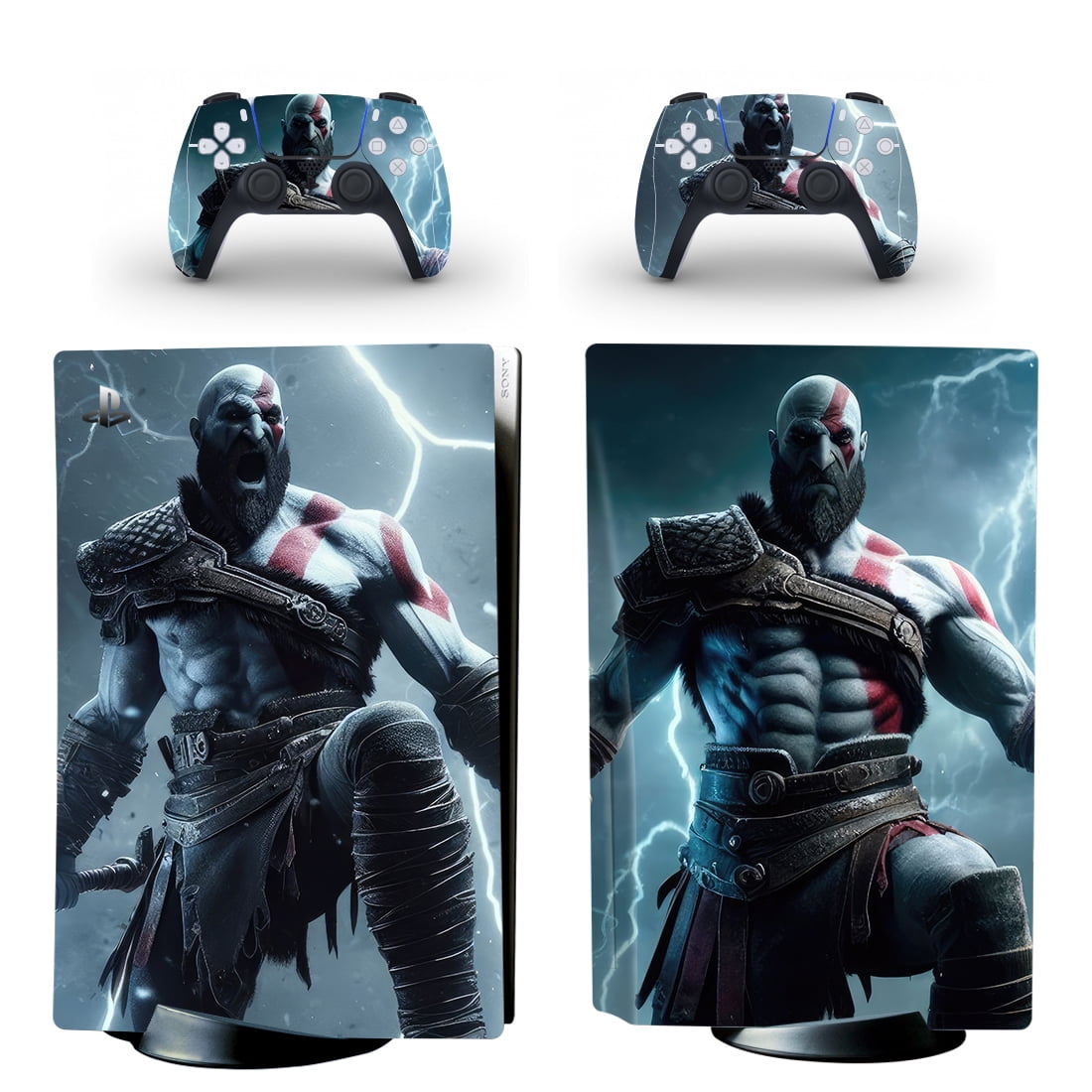 Full Body Vinyl Skin Stickers for PS5 Disc Edition Console and ...