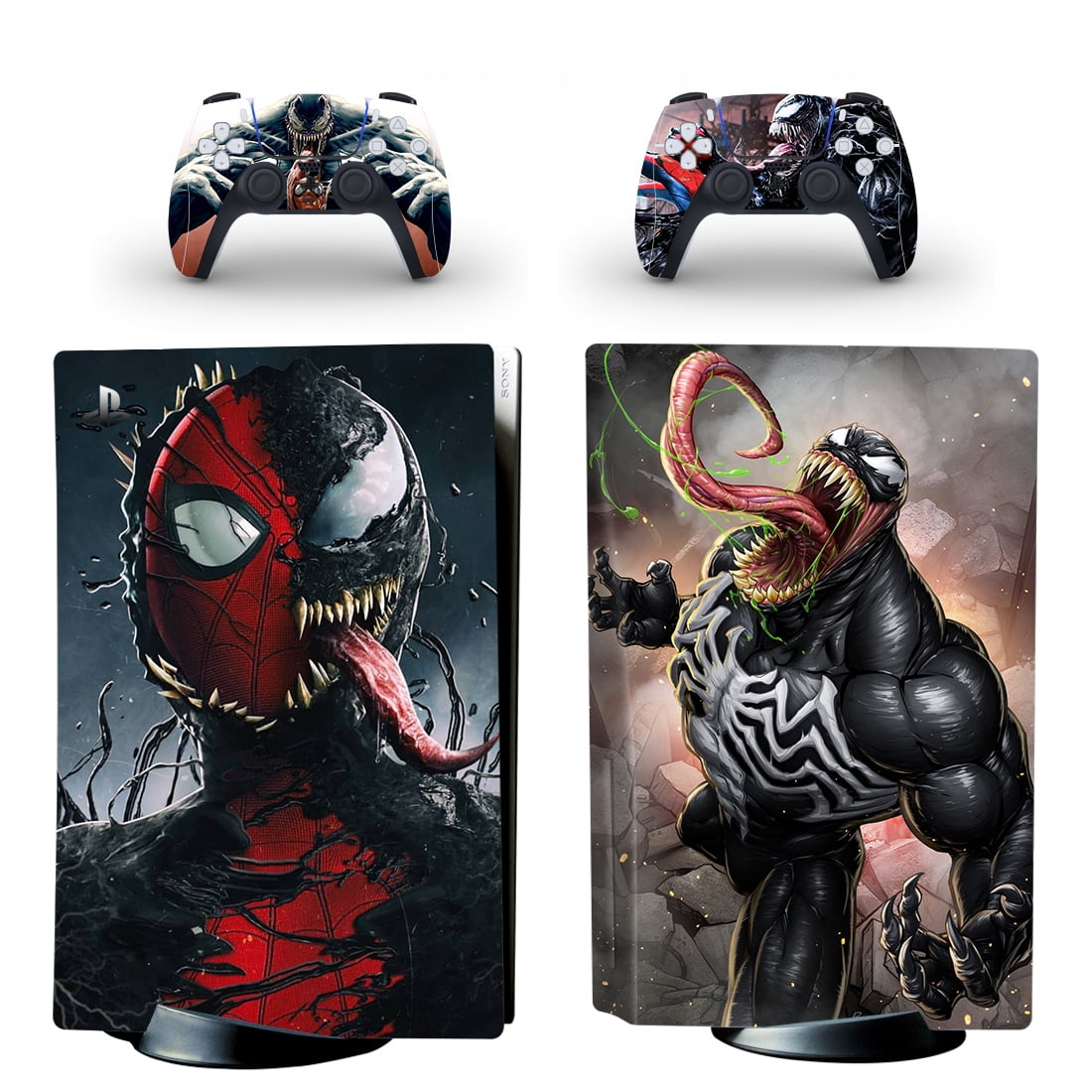 Full Body Vinyl Skin Stickers for PS5 Disc Edition Console and ...