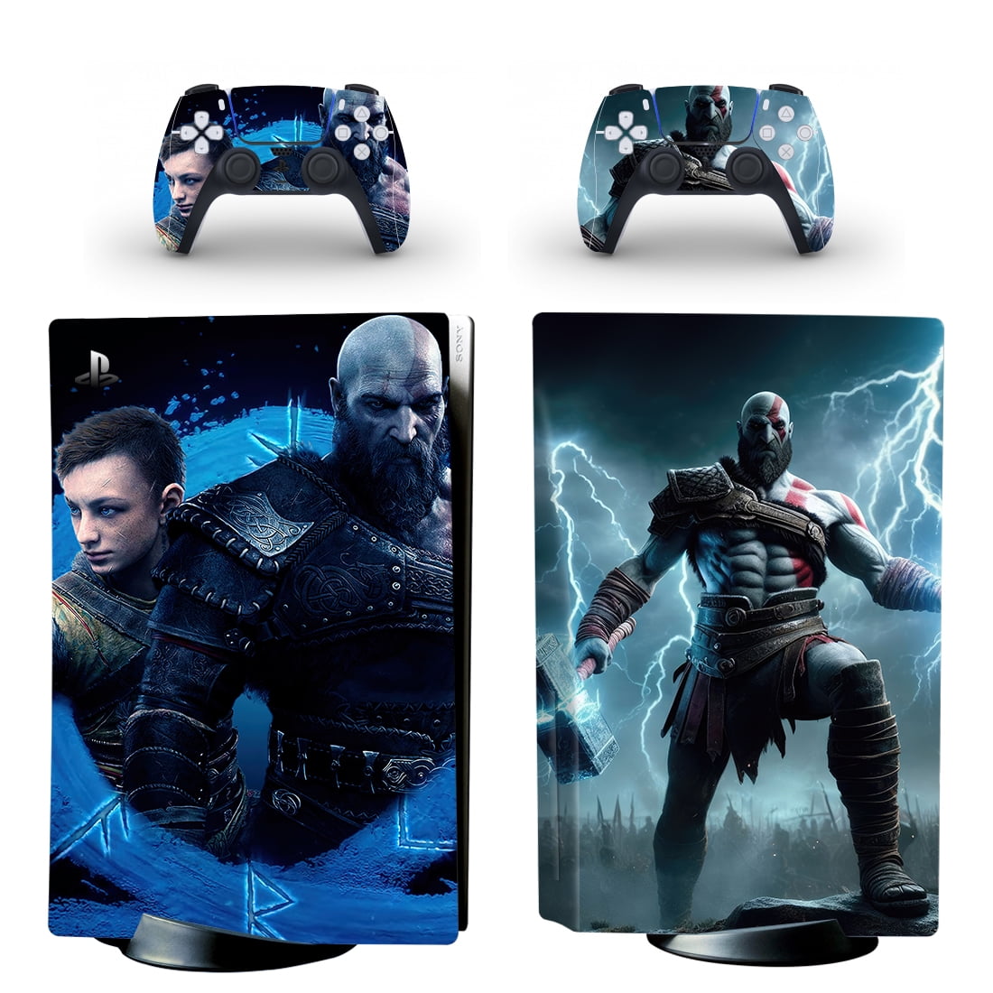 Full Body Vinyl Skin Stickers for PS5 Disc Edition Console and ...
