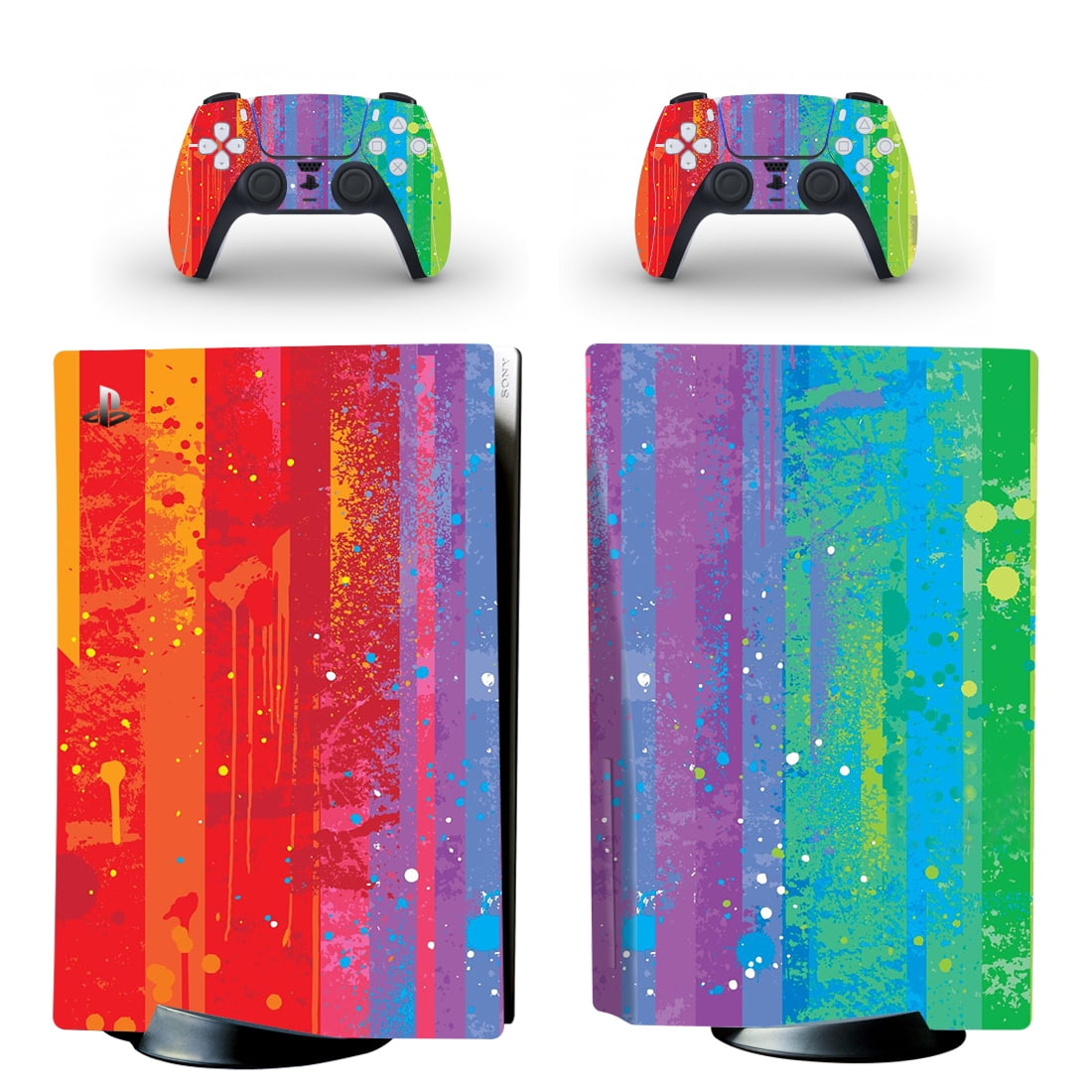 Full Body Vinyl Skin Stickers for PS5 Disc Edition Console and ...