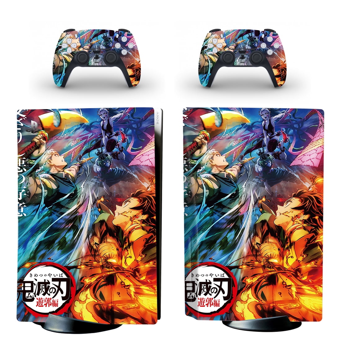 Full Body Vinyl Skin Stickers for PS5 Disc Edition Console and ...