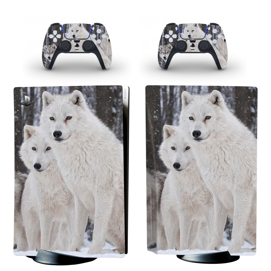 Full Body Vinyl Skin Stickers for PS5 Disc Edition Console and ...