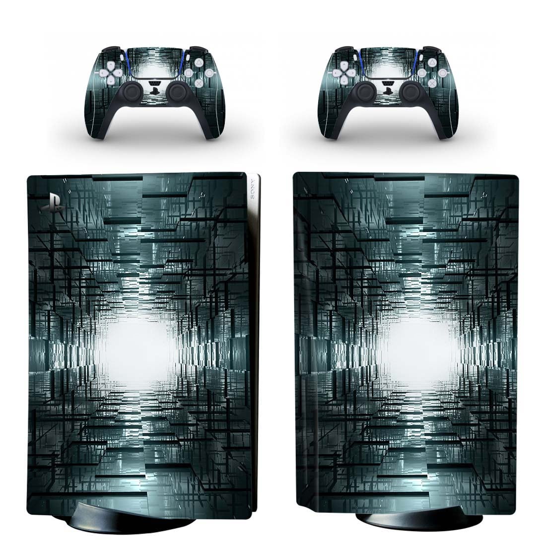 Full Body Vinyl Skin Stickers for PS5 Disc Edition Console and ...