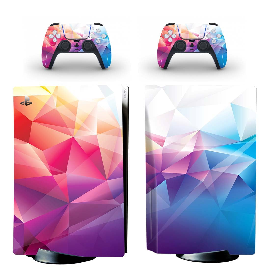 Full Body Vinyl Skin Stickers for PS5 Disc Edition Console and ...
